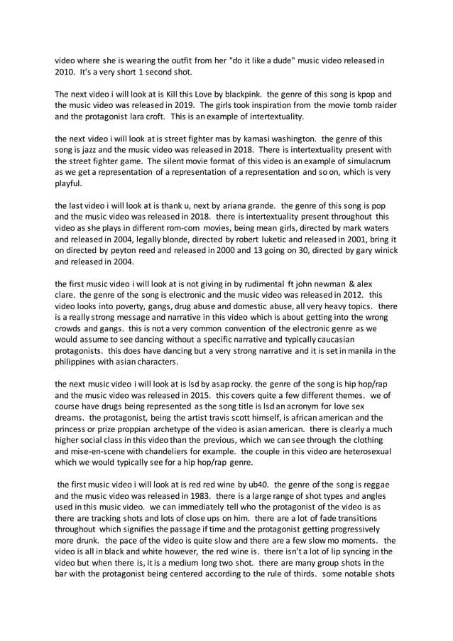 Mv vodcast script | DOCX