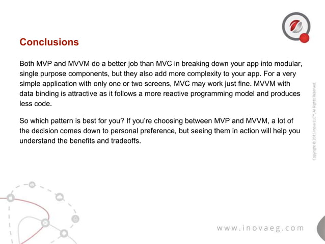 MVVM presentation | PPT