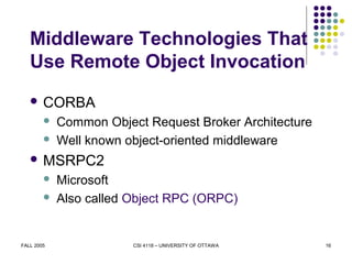 Middleware fourth unit | PPT
