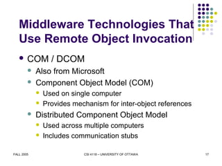 Middleware fourth unit | PPT