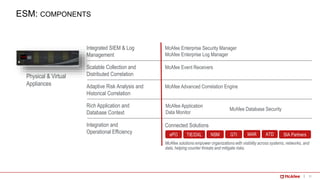 McAfee - Enterprise Security Manager (ESM) - SIEM | PPTX