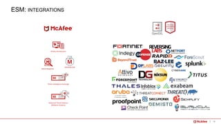 McAfee - Enterprise Security Manager (ESM) - SIEM | PPTX