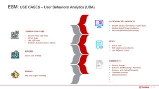 McAfee - Enterprise Security Manager (ESM) - SIEM | PPTX