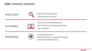 McAfee - Enterprise Security Manager (ESM) - SIEM | PPTX