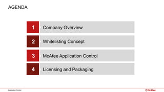 McAfee - McAfee Application Control (MAC) - Whitelisting | PPTX