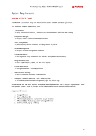 McAfee - MVISION Cloud (MVC) - Cloud Access Security Broker (CASB ...