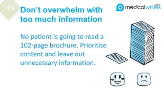 6 Tips to Improve Patient Education Materials | PPTX