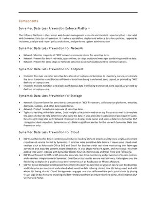 Symantec Data Loss Prevention - Technical Proposal (General) | DOCX