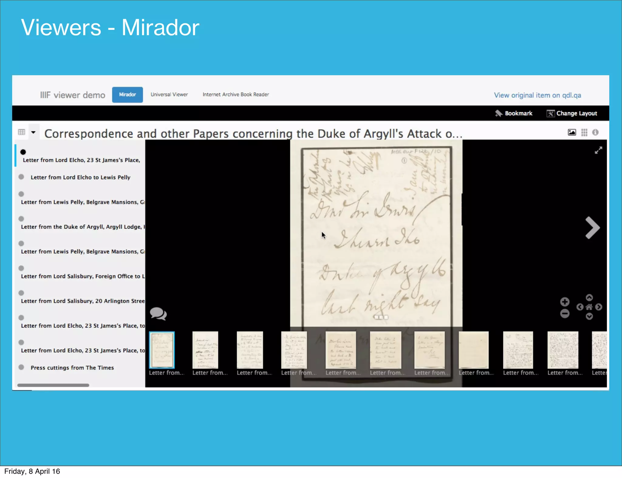 MW16 IIIF: Unshackle Your Images | PPT