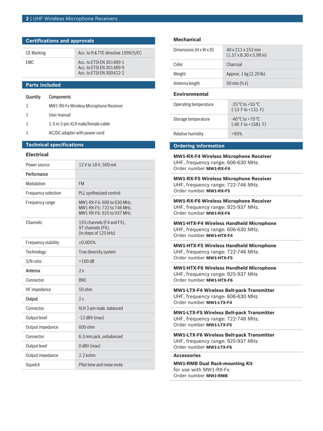 BOSCH-Mw1-rx-f4 | PDF | Digital Audio | Computer Software and Applications