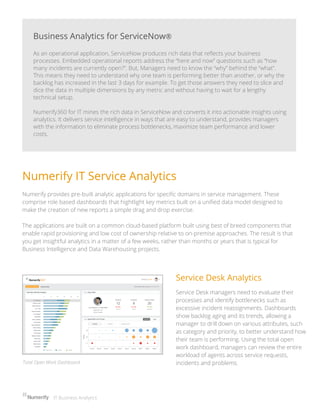 Numerify IT Service Analytics for ServiceNow | PDF | Cloud Computing ...
