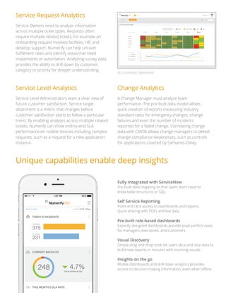 Numerify IT Service Analytics for ServiceNow | PDF | Cloud Computing ...