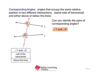 MWA10 5.3 NonParallel Lines | PPTX