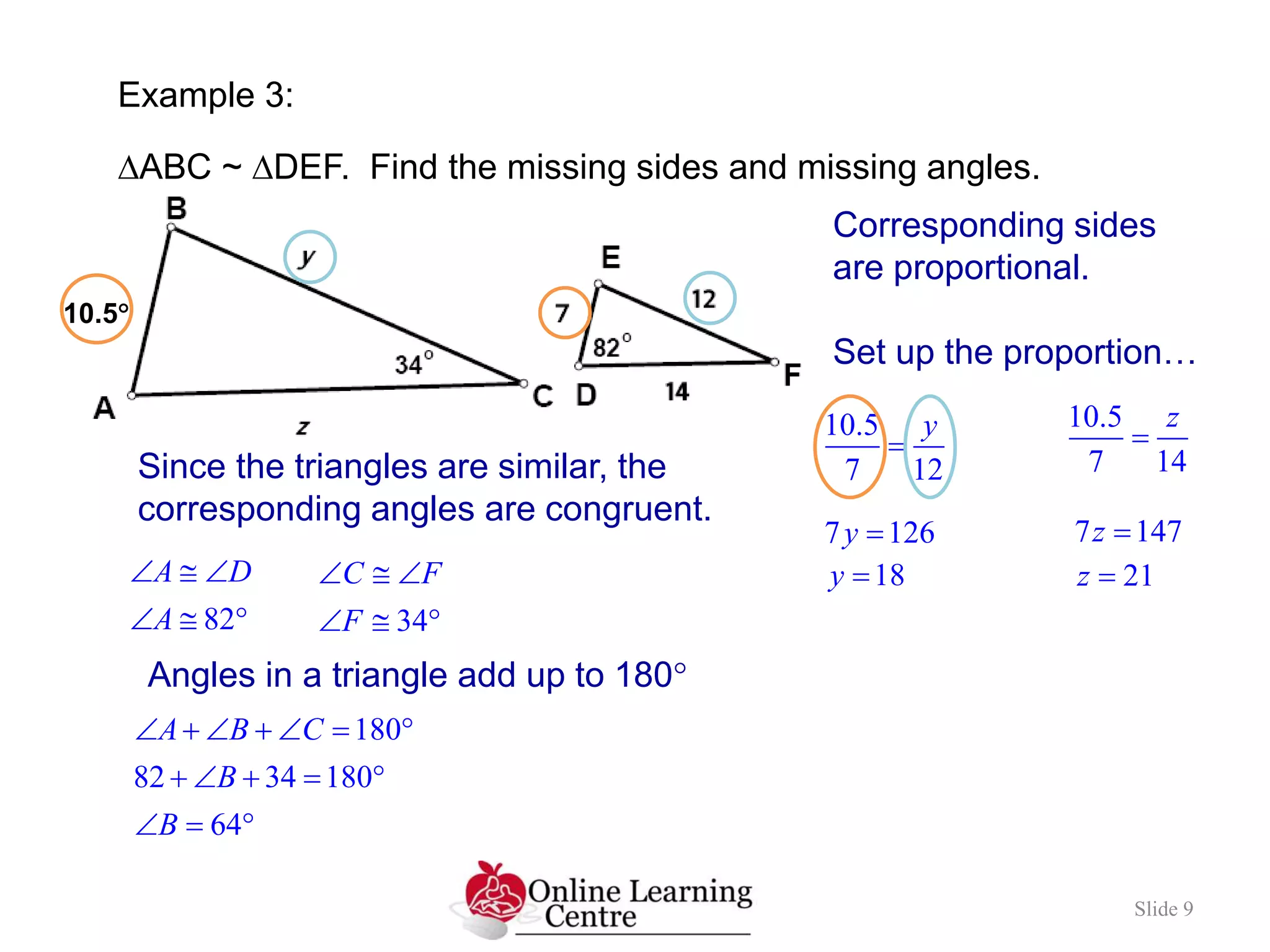 MWA 10 6.4 Similar Triangles | PPTX