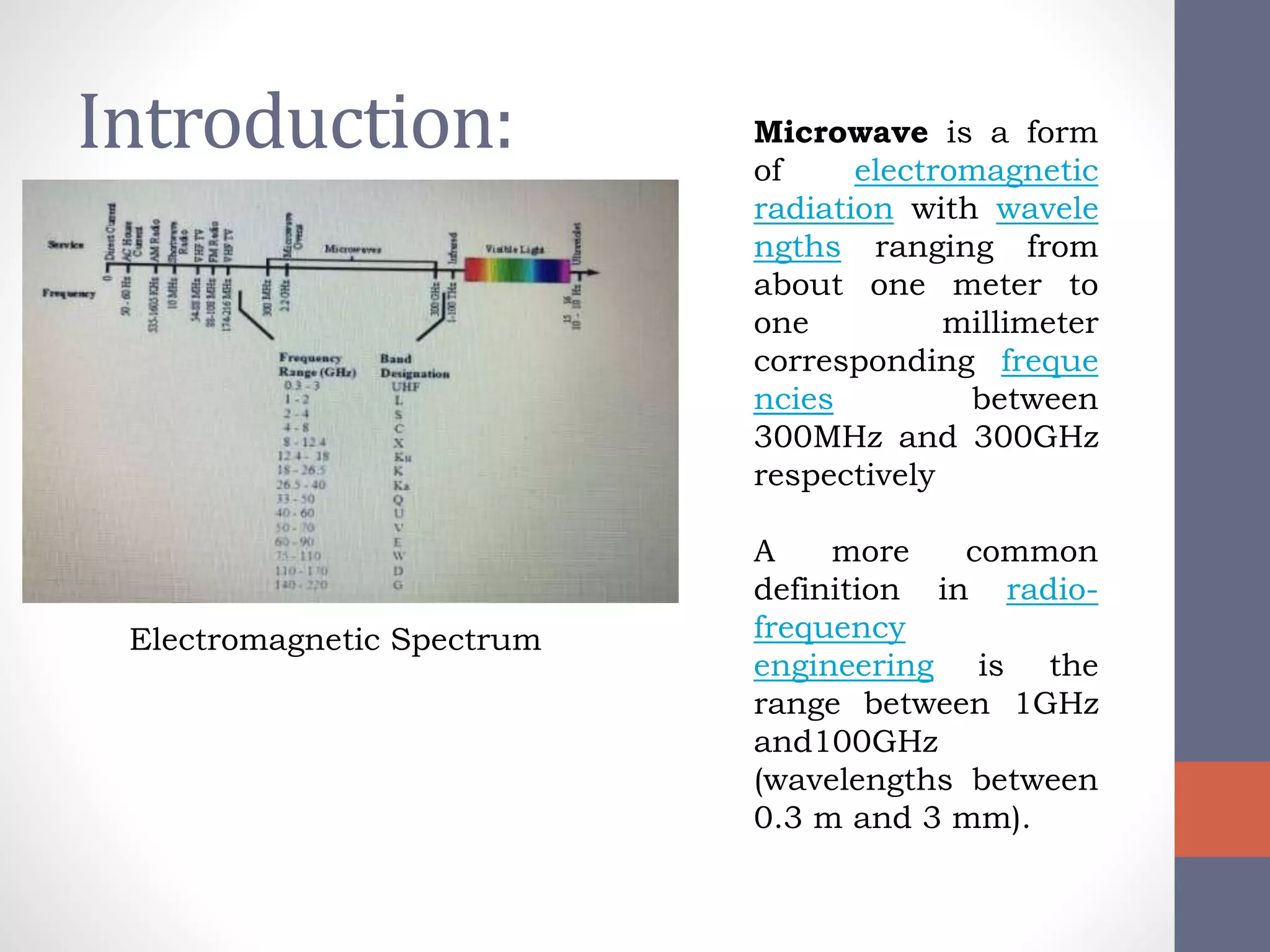 Introduction to Microwave and Antenna | PPTX | Physics | Science