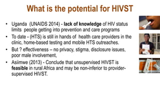 HIV self-testing in Uganda | PPTX