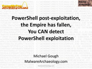 You can detect PowerShell attacks | PDF