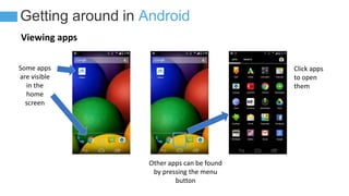 mWater training package 1: Android Basics | PPTX