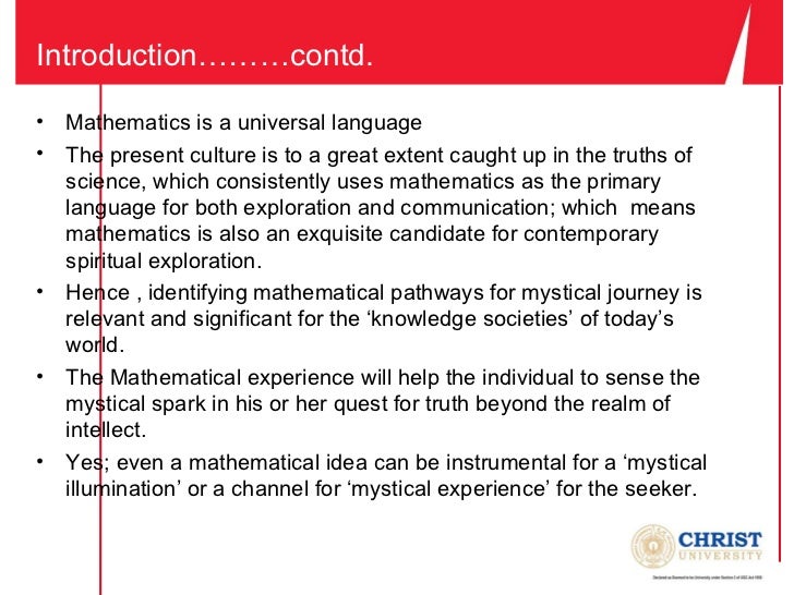 Mathematics and Divine