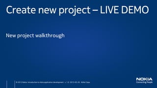 MWC/ADC 2013 Introduction to Asha application development | PPT