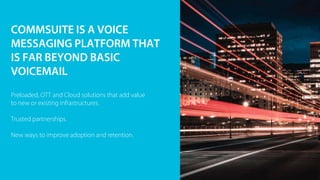 Mwc19 presentation-commsuite fina | PPTX | Email | Internet