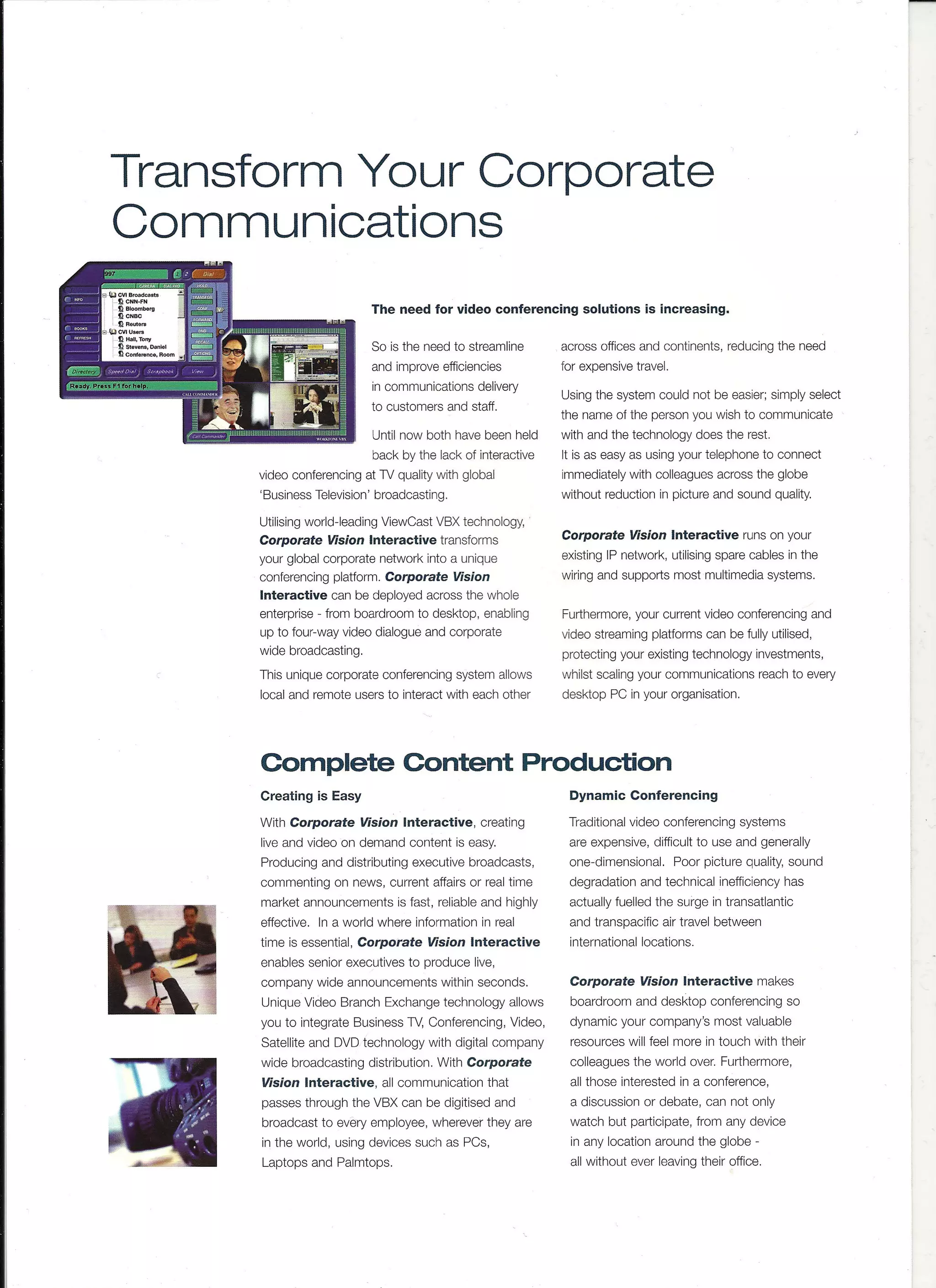 MediaWave Corporate Vision Interactive | PDF