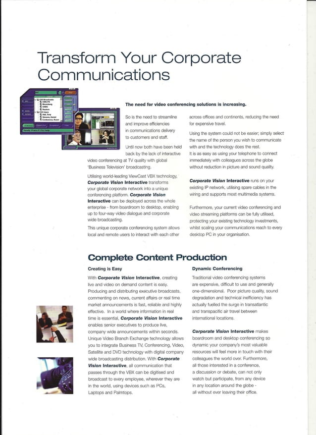 MediaWave Corporate Vision Interactive | PDF