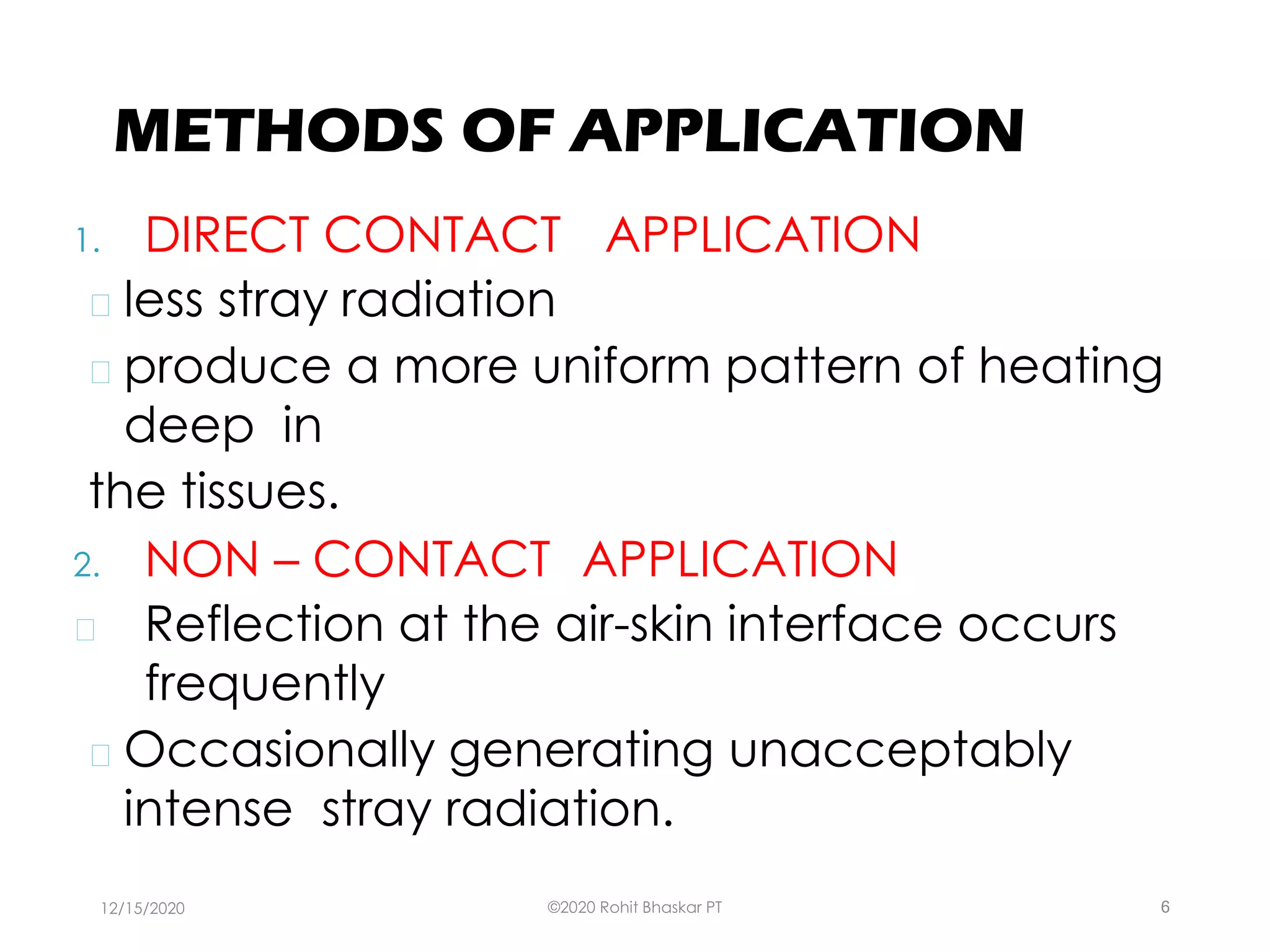 Microwave Diathermy - Physiotherapy - Dr Rohit Bhaskar | PPT