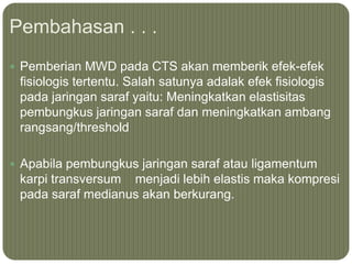 Effect MWD to CTS | PPTX