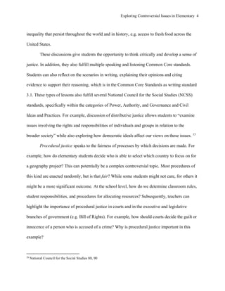 Exploring controversial issues in elementary social studies | PDF