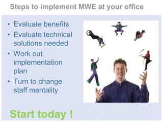 Mobile Work Environment - time to start | PPTX