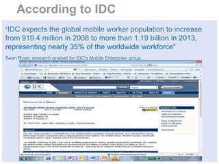 Mobile Work Environment - time to start | PPTX