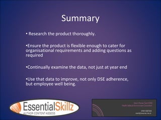 Mark Warner DSE Software | PPT