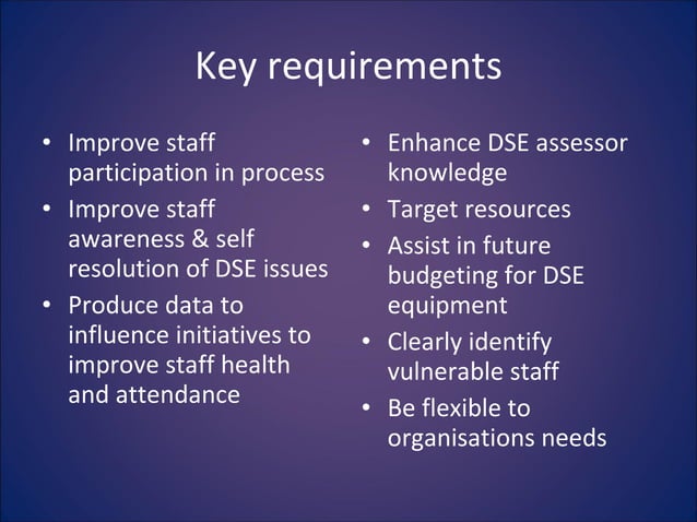 Mark Warner DSE Software | PPT