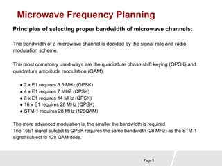 Mw frequency planning | PDF