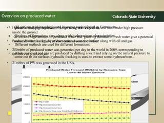 Water Quality Treatment - Produced Water & Flowback | PPTX