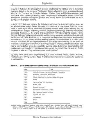 Shared-Use Bus Priority Lanes on City Streets | PDF