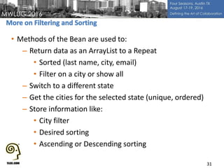 MWLUG Session- AD112 - Take a Trip Into the Forest - A Java Primer on Maps, Trees, and ...