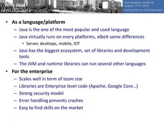 MWLUG - Universal Java | PPT