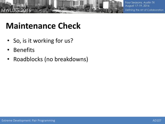 Extreme Development: Pair Programming | PPT