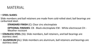 Sliding drawer guide | PPT