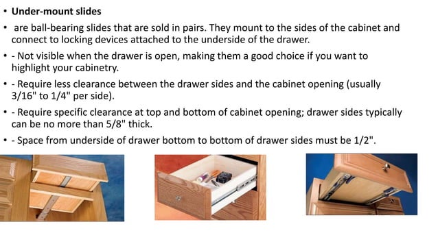 Sliding drawer guide | PPT