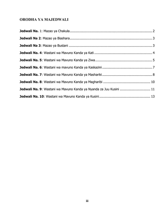 Mwongozo uzalishaji mazao-crop_guideline-tanzania-04_july2017 | PDF