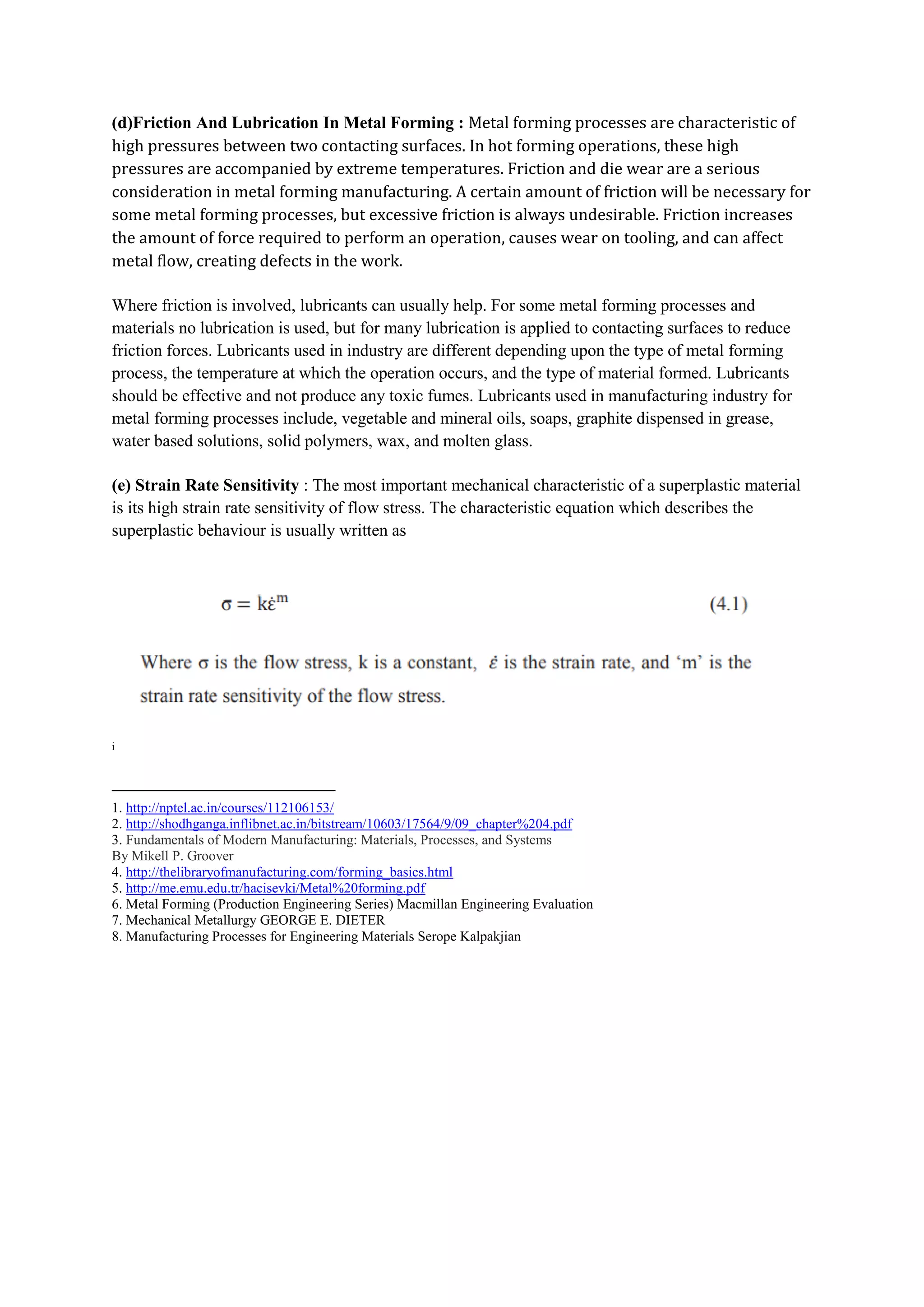 BASIC MECHANICAL WORKING PROCESSES /METAL FORMING | PDF