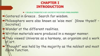 introduction to modern western thought in philosophy | PPT