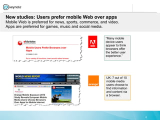 Keynote Systems - Mobile Solutions Overview Presentation | PDF