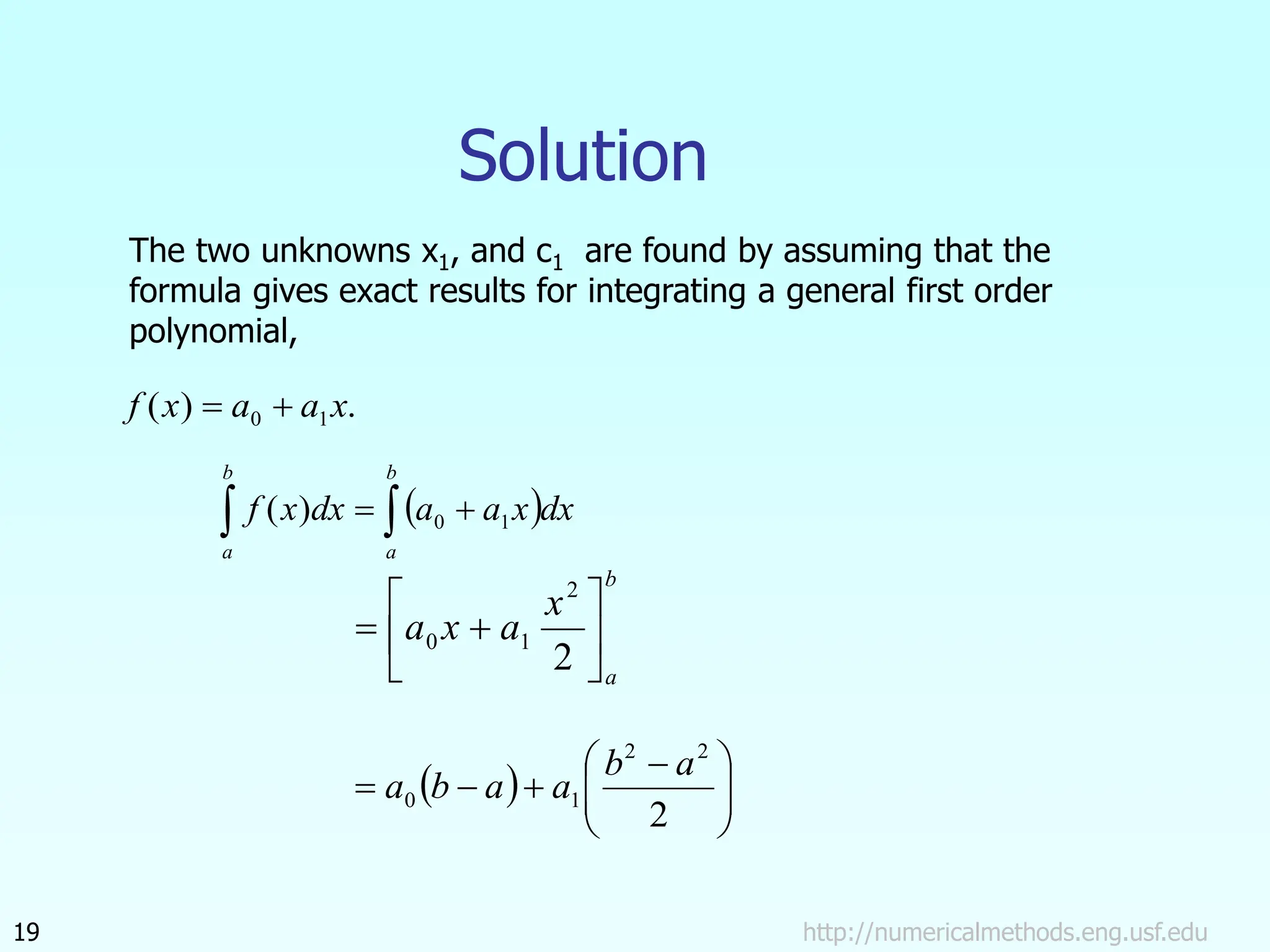 The Gregory Gauss Quadrature formula for beginners | PPT