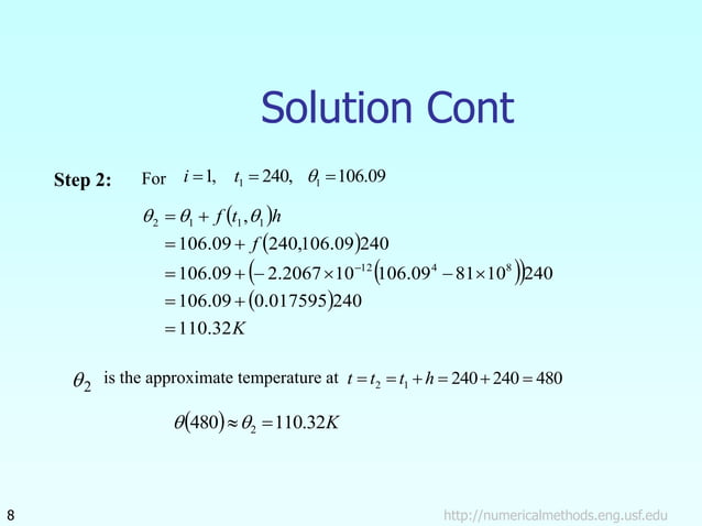 Euler Method of solving Initial value problems | PPT