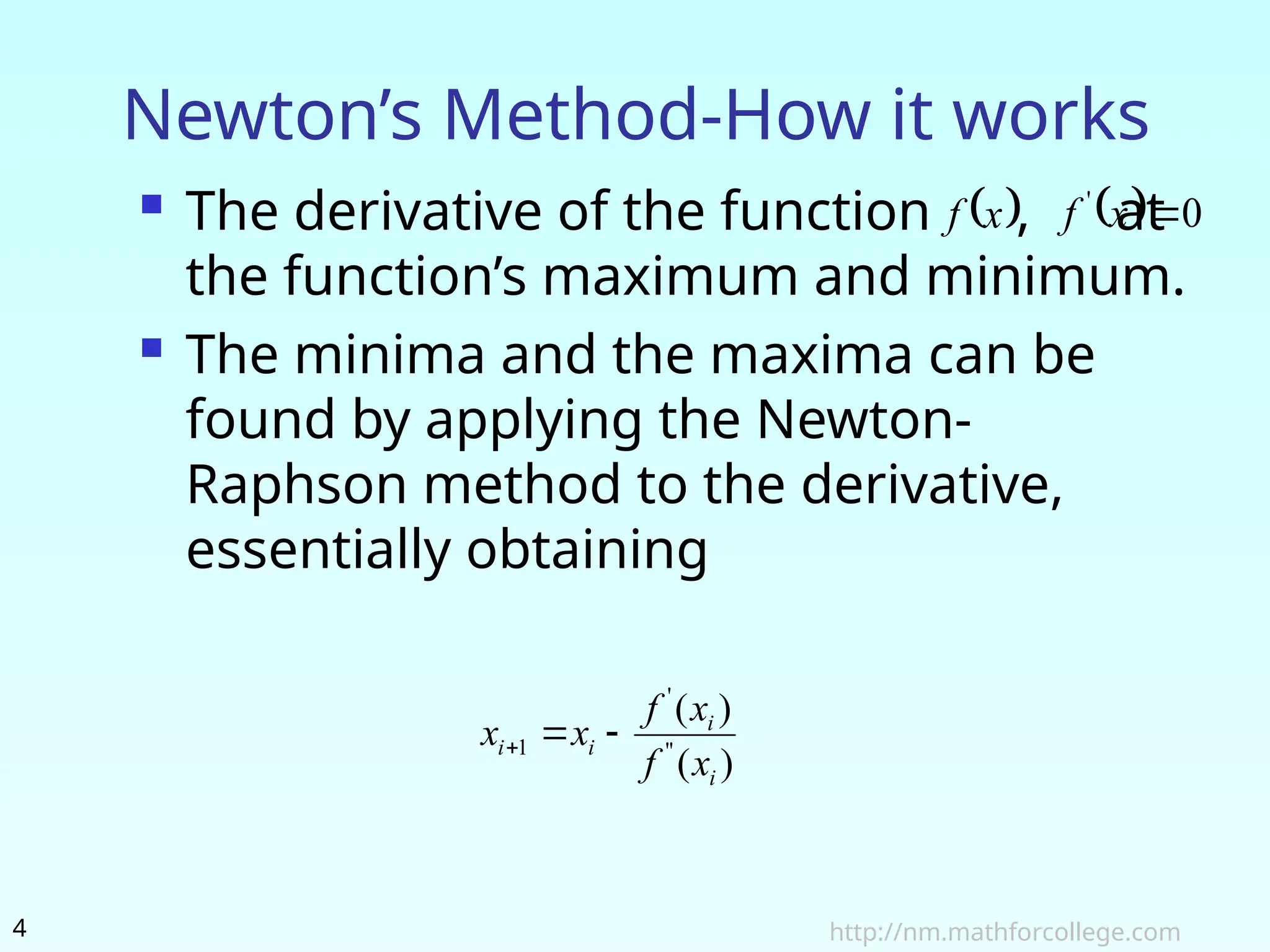 mws_gen_opt_ppt_optimization newtonsmethod.ppt