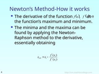 mws_gen_opt_ppt_optimization newtonsmethod.ppt